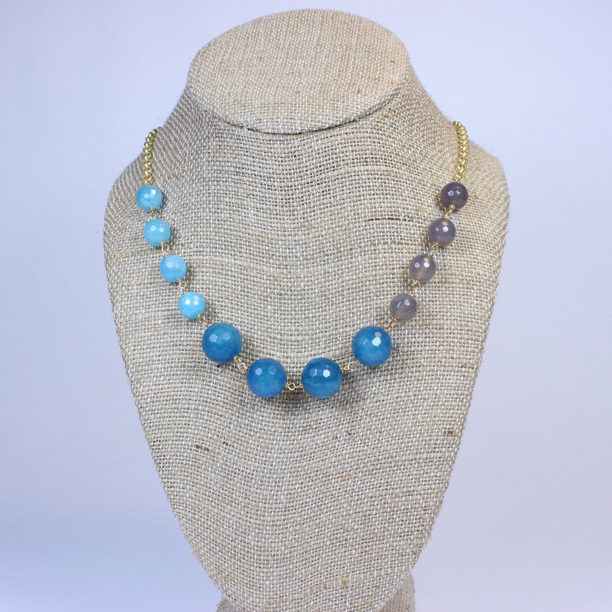 Gold Colorblock Wire Wrap Necklaces – Dana Herbert Accessories