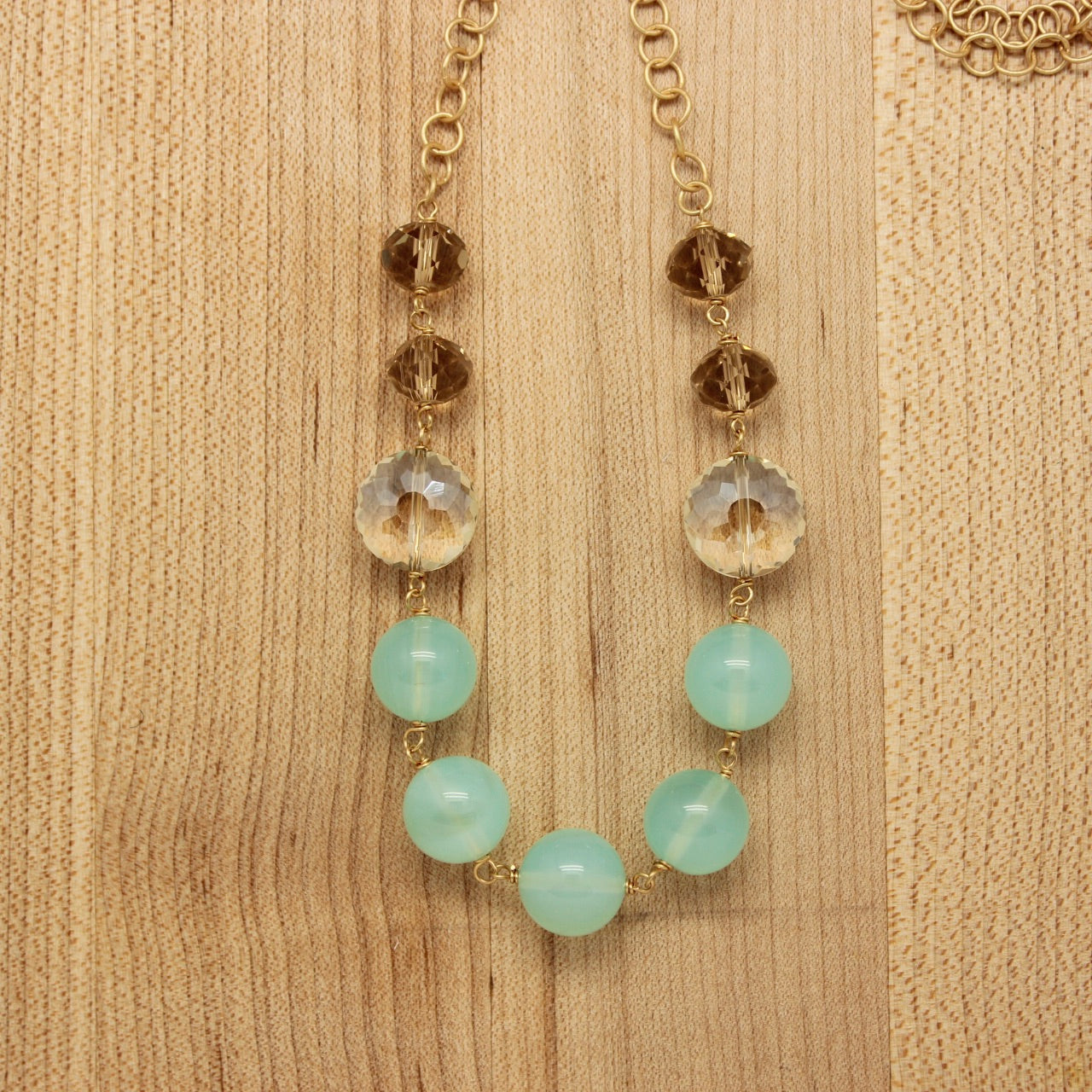 Gold Colorblock Wire Wrap Necklaces – Dana Herbert Accessories