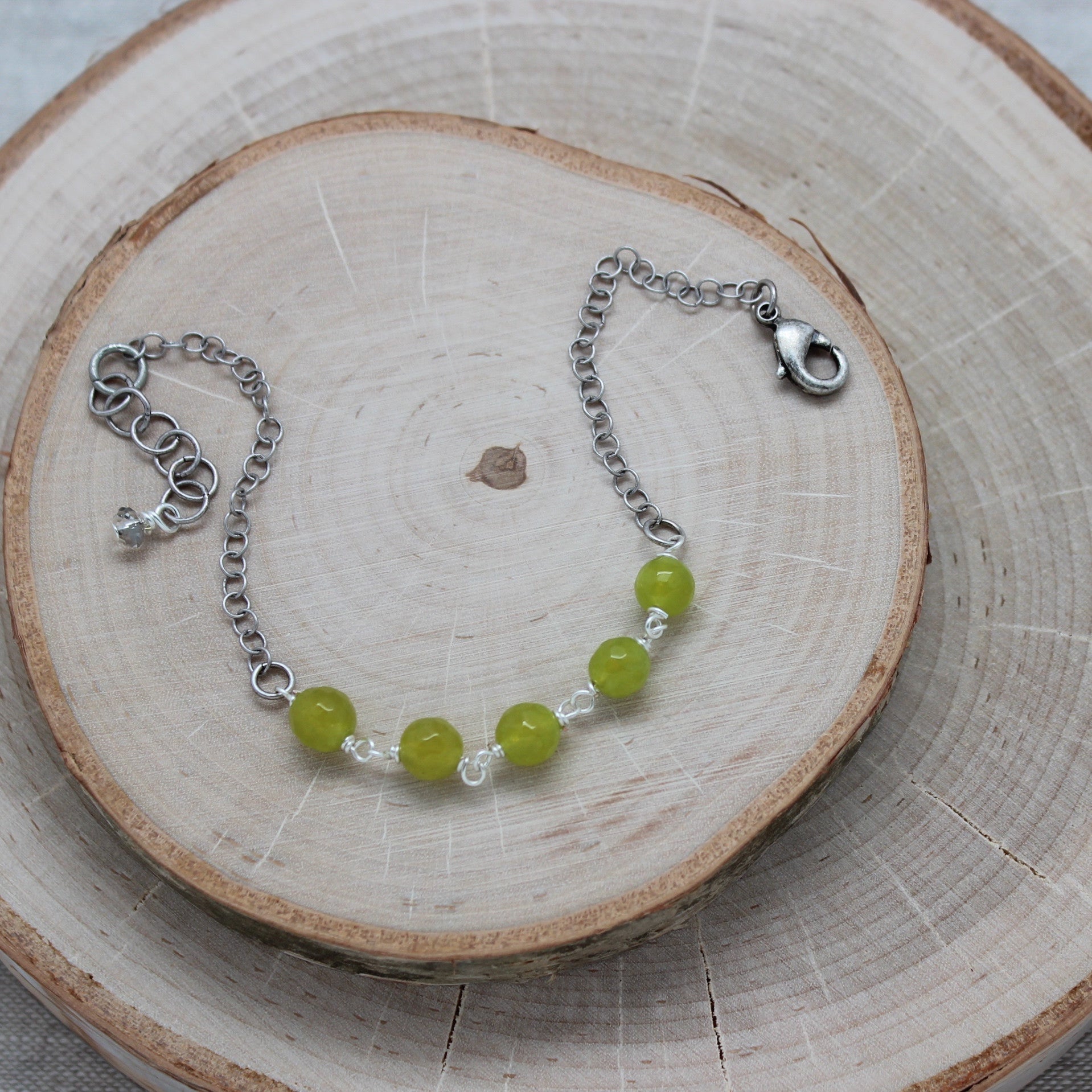 Lime Jade Bracelet – Dana Herbert Accessories