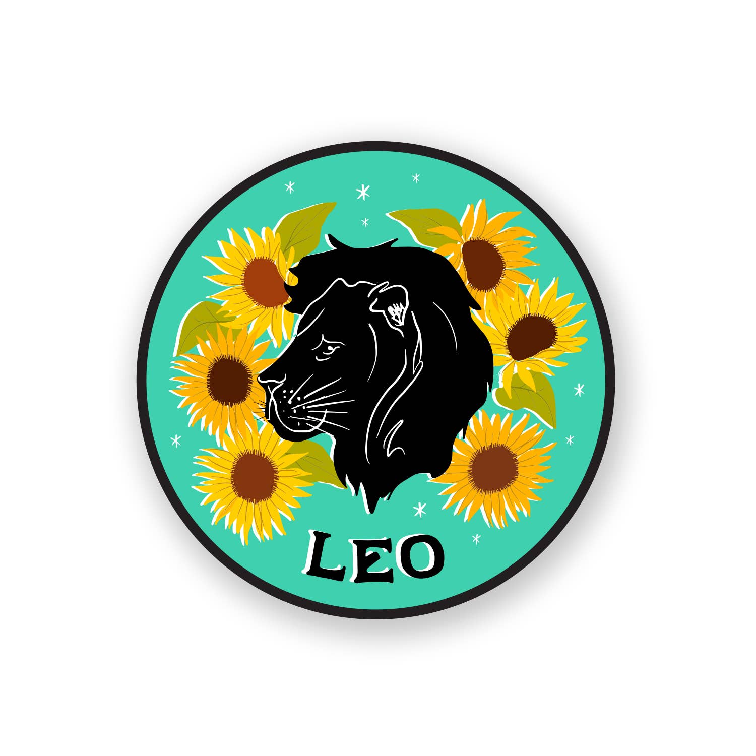 Zodiac Sticker: Leo – Dana Herbert Accessories